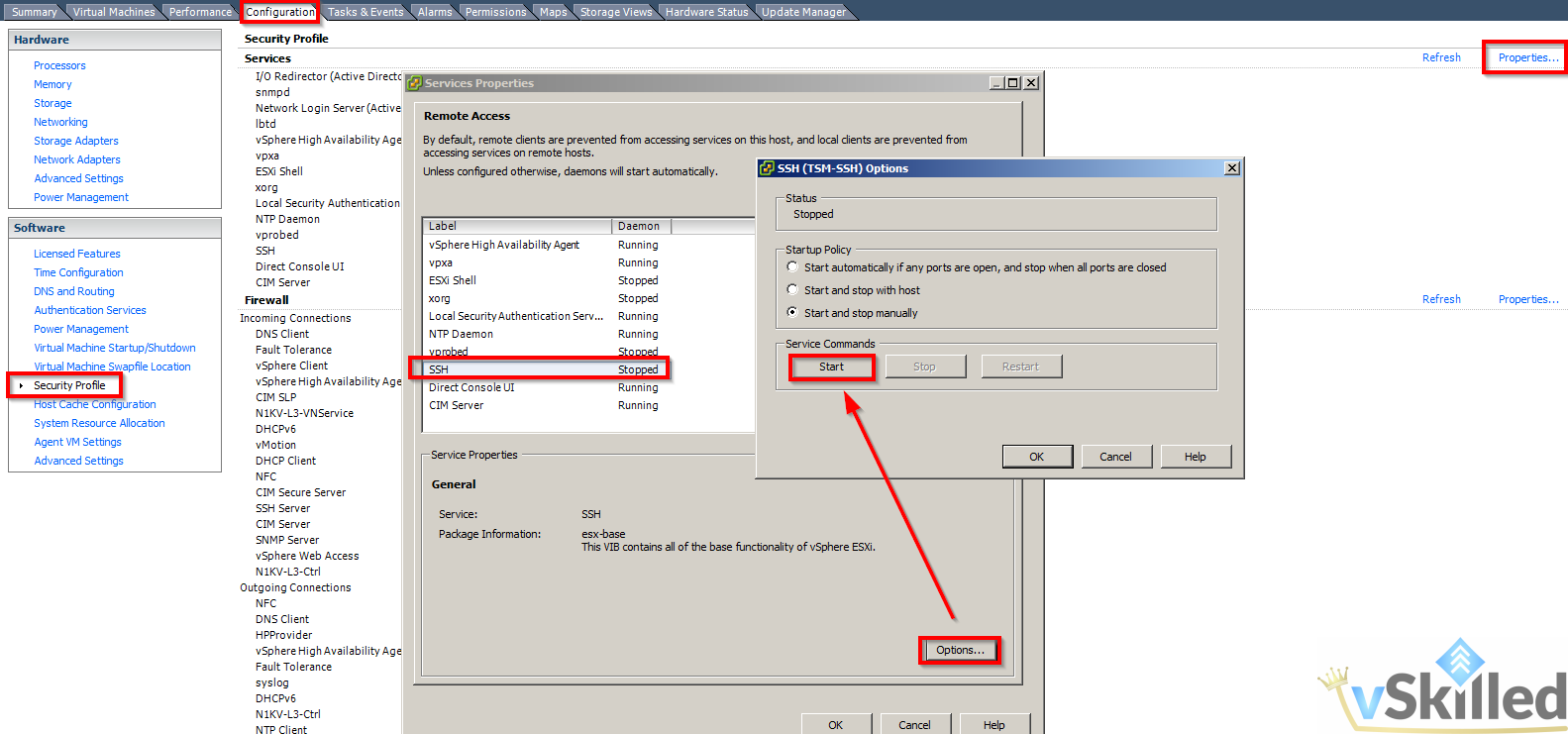 vSkilled.com – Enable SNMP on ESXi 5.5